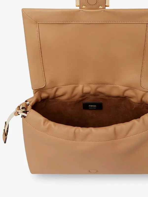 Fendi Mamma Baguette Small Leather - Beige