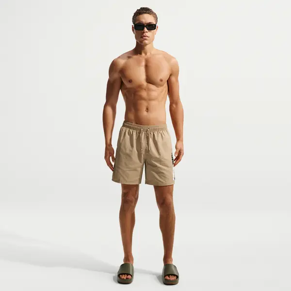 Nike Swim Breaker 7" Fully Lined Volley Short - Brown