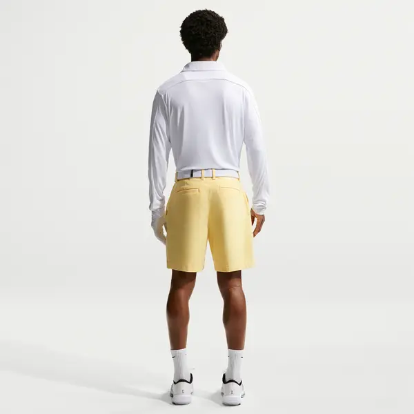 Nike Par Dri-fit Long-sleeve Logo Golf Polo - White