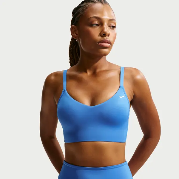 Nike Swim Essential V-neck Midkini - Blue