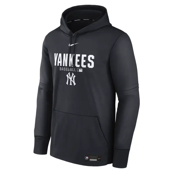 Nike New York Yankees Authentic Collection Therma Mlb Pullover Hoodie - Blue