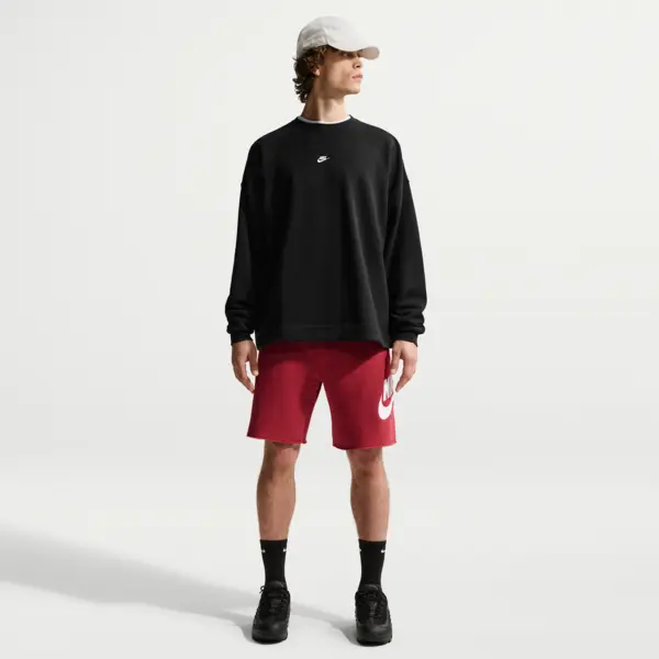 Nike Club French Terry Alumni Shorts - Red