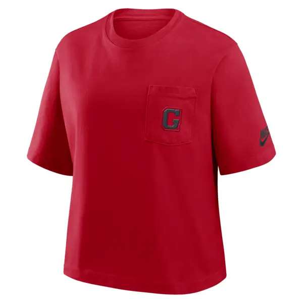 Nike Georgia Legacy Pocket Boxy College T-shirt - Red