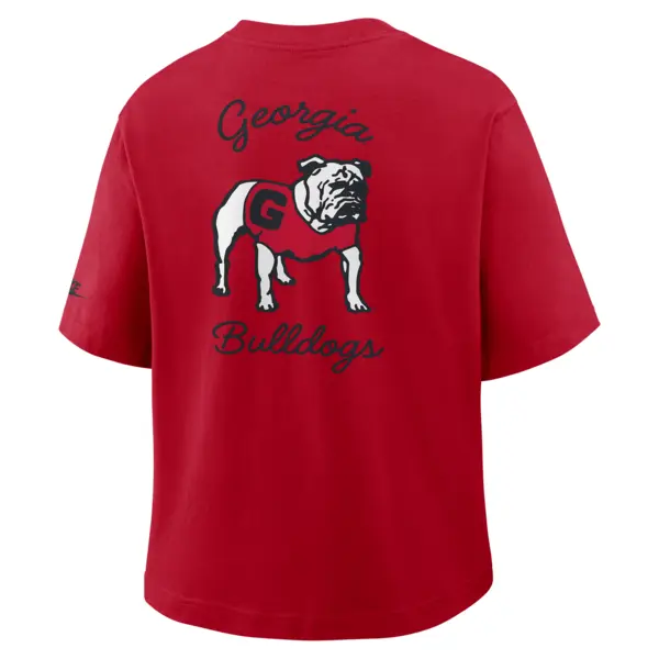 Nike Georgia Legacy Pocket Boxy College T-shirt - Red