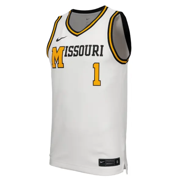 Nike Missouri Basketball College Replica Jersey - White