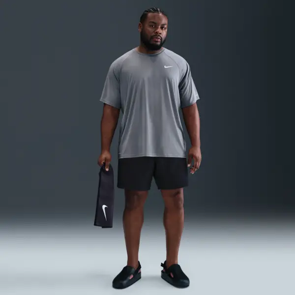 Nike Hydroguard Essential Dri-fit Uv Short Sleeve Top - Grey