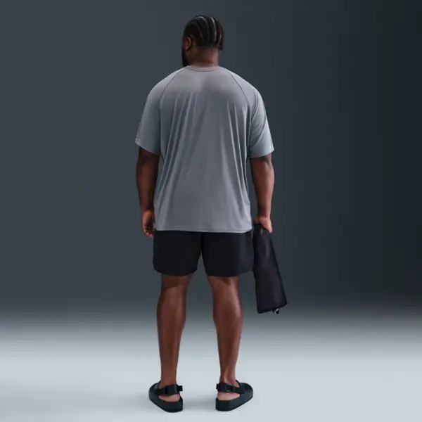Nike Hydroguard Essential Dri-fit Uv Short Sleeve Top - Grey