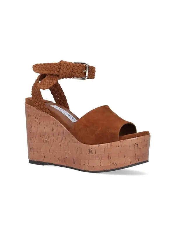 JIMMY CHOO Jori 100 Wedge Sandals