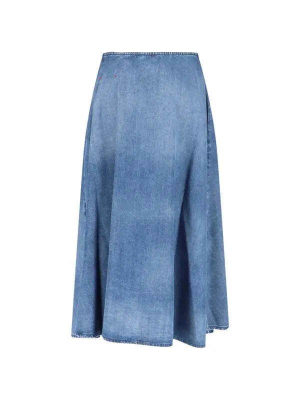 DIESEL De-annie-s3 Denim Skirt