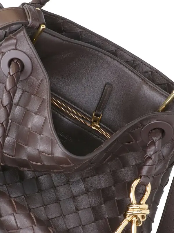 Bottega Veneta Andiamo Bucket Crossbody Bag - Brown
