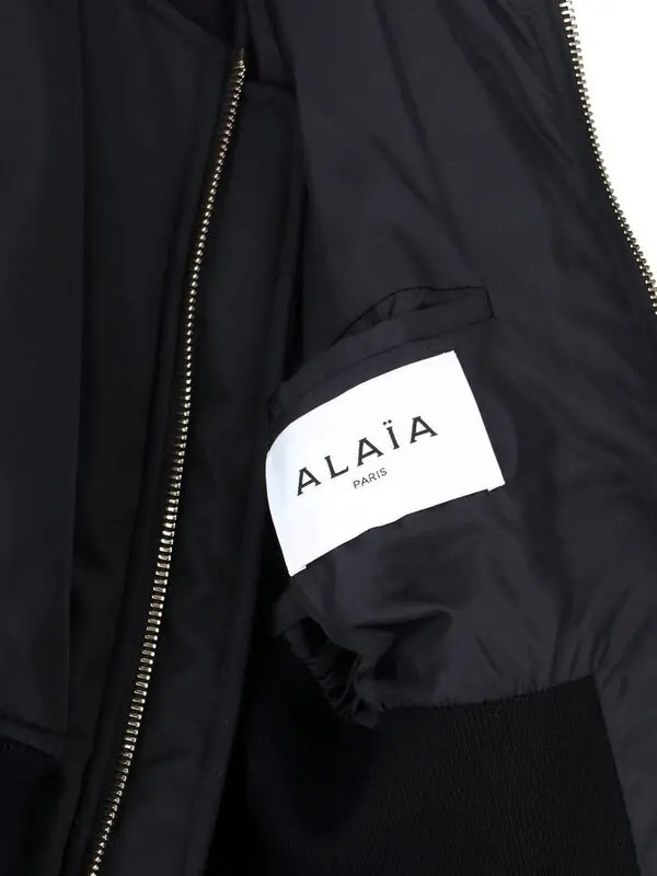 Alaïa Peplum' Bomber Jacket