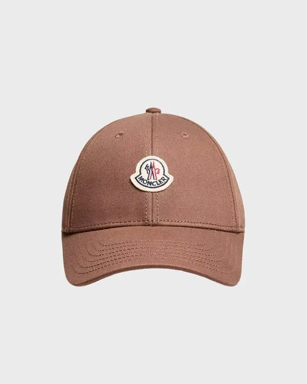 Moncler Gabardine Baseball Cap - Brown