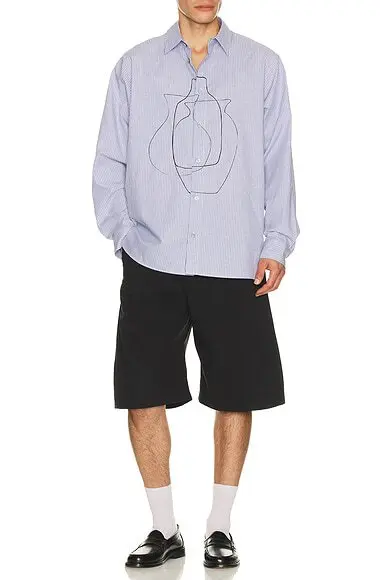 LE17SEPTEMBRE Belted Curved Shorts