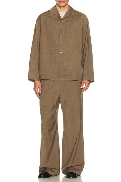 LE17SEPTEMBRE Double Layered Open Collar Shirt