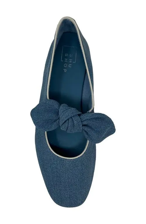 SHU SHOP April Mary Jane Flat - Denim