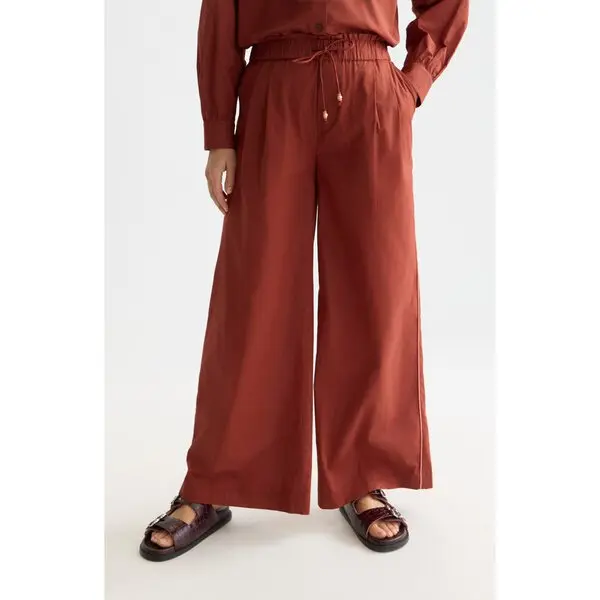 Scotch & Soda Cotton Voile Drawstring Pants