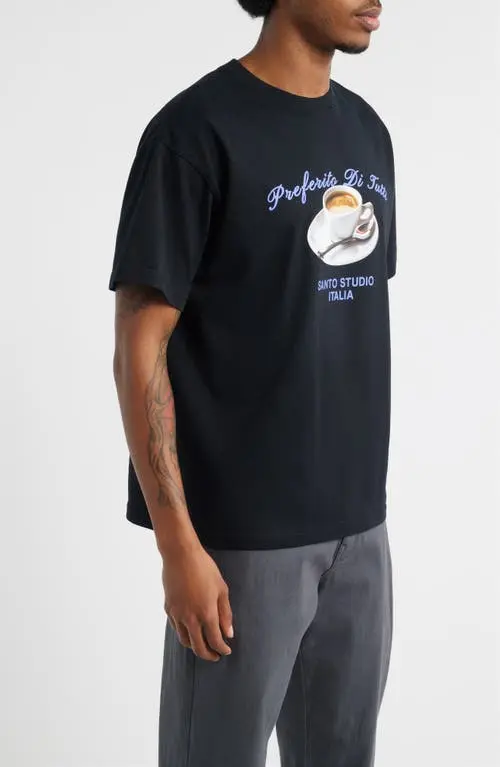 SANTO STUDIO Preferito Esperesso Drappo Graphic T-shirt