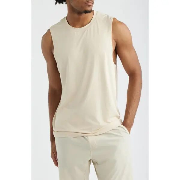 SANTO STUDIO Tempo Tech Tank - Cream