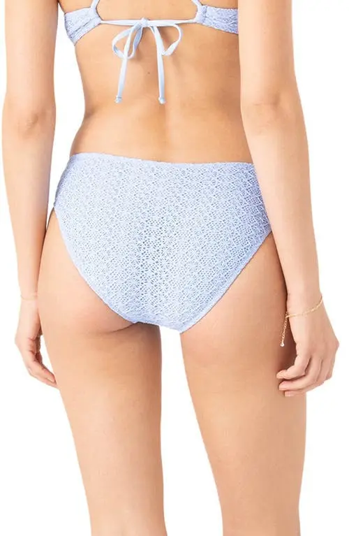 Roxy Net Overlay Hipster Bikini Bottoms