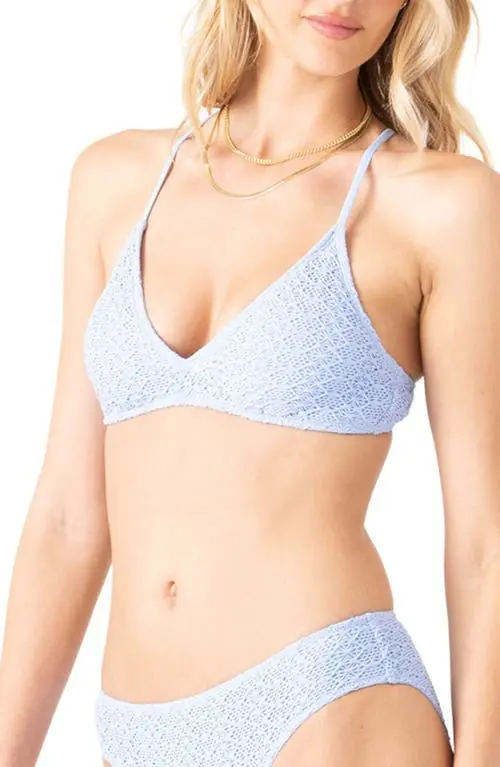 Roxy Open Stitch Strappy Athletic Triangle Bikini Top
