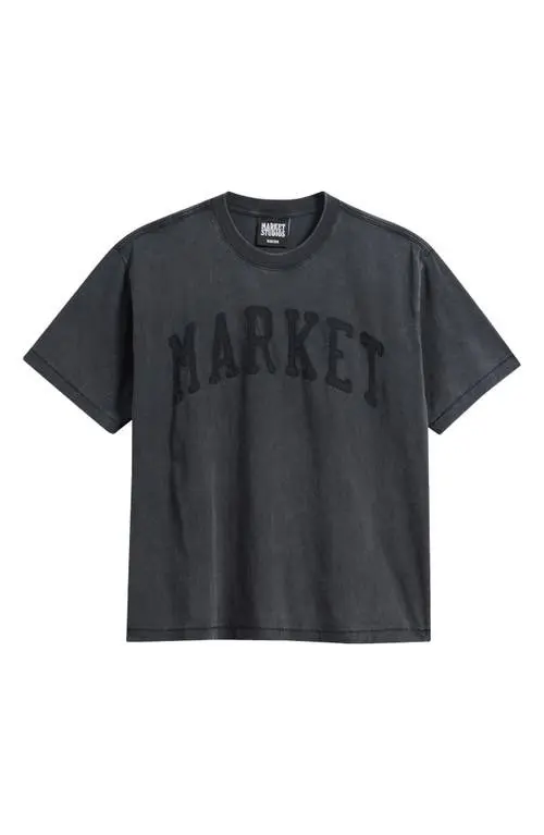 MARKET Arc Logo Appliqué T-shirt - Black