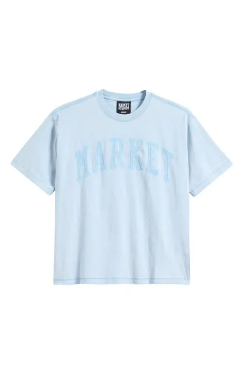 MARKET Arc Logo Appliqué T-shirt - Blue