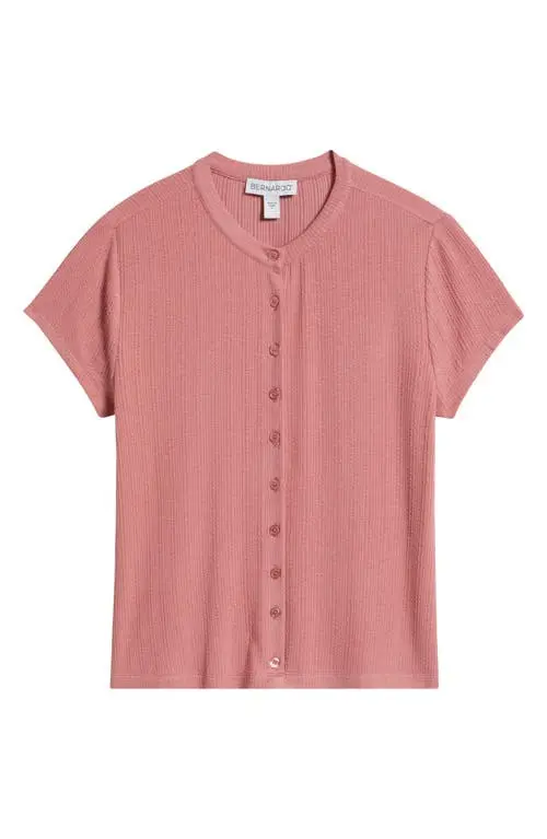 Bernardo Ribbed Buttoned Shirt