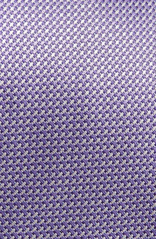 David Donahue Jacquard Silk Neck Tie - Lilac