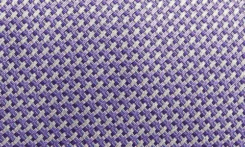 David Donahue Jacquard Silk Neck Tie - Lilac