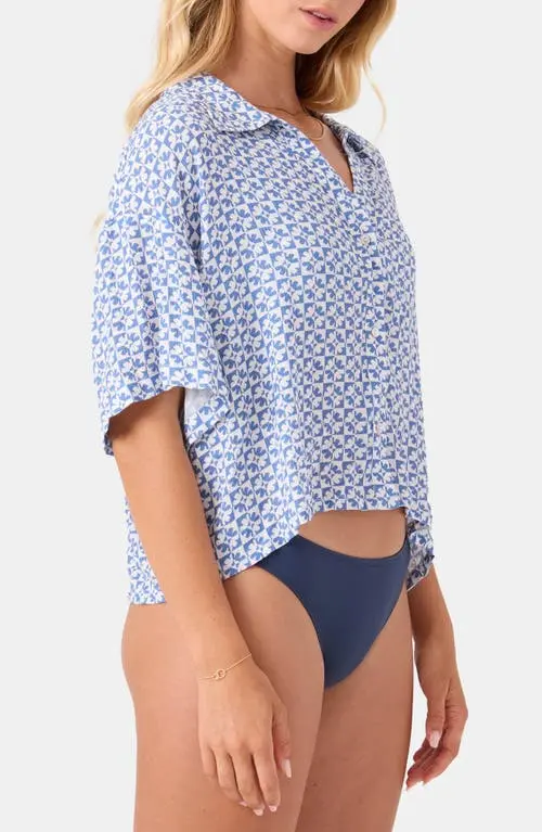 Roxy Hazy Dazy Crop Cover-up Shirt