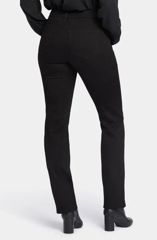 NYDJ Marilyn Straight Leg Jeans - Black