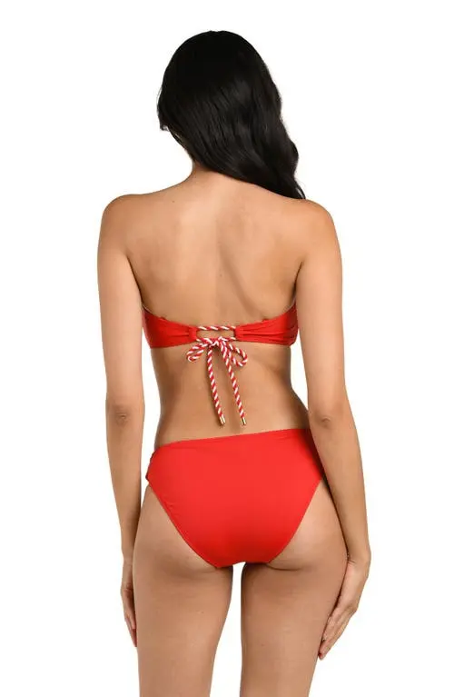 La Blanca Mariner Bandeau Bikini Top - Ruby