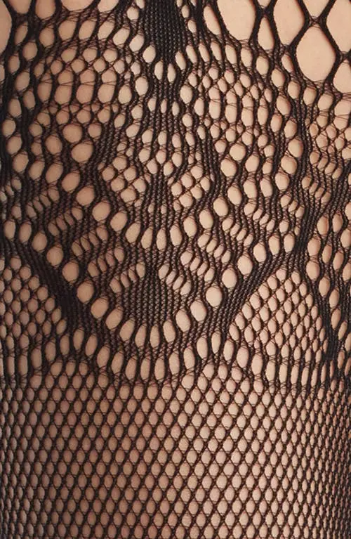 HIGH HEEL JUNGLE Suspend Reality Mesh Tights - Black