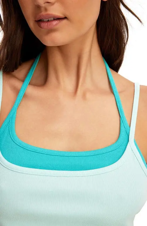 BODY Double Layer Cami - Hazy Mint  Aqua Dream