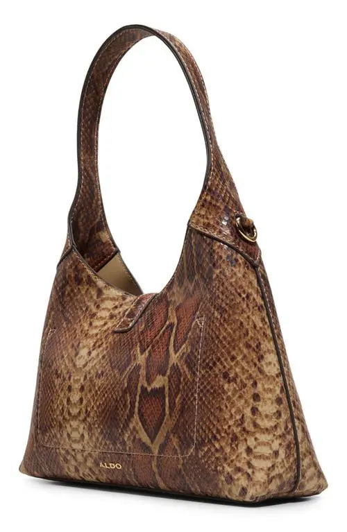 Aldo Snake Embossed Shoulder Bag