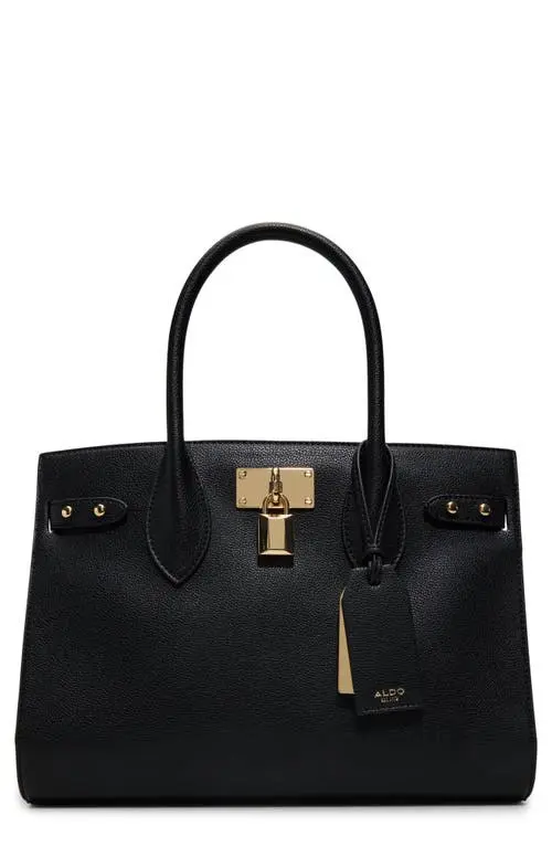 Aldo Jackie Faux Leather Tote - Black