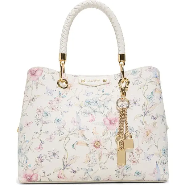 Aldo Lothycann Faux Leather Satchel - Floral