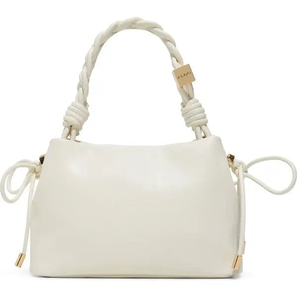 Aldo Coralisee Faux Leather Top Handle Bag - Cream