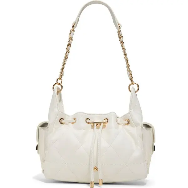 Aldo Sephiraa Faux Leather Shoulder Bag - White