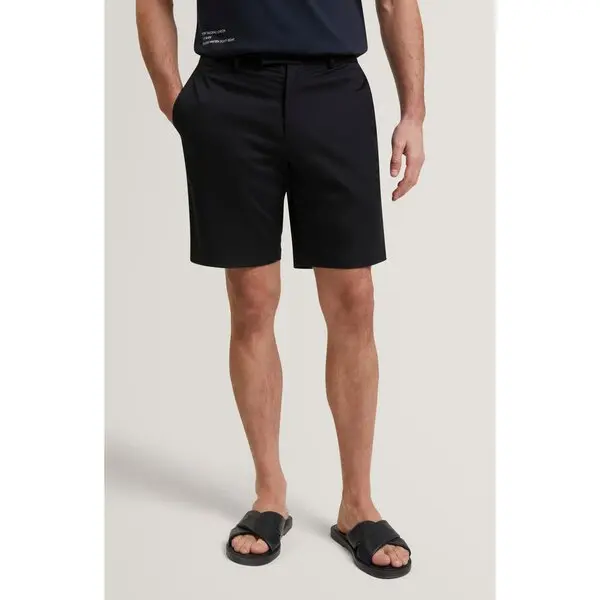 Ted Baker London Loweton Slim Fit Stretch Cotton Chino Shorts - Black