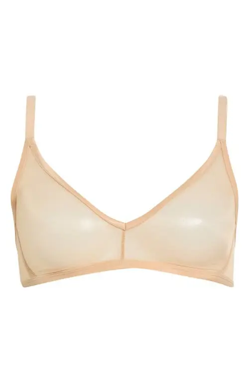 Commando Invisible Lift Triangle Bralette - Beige