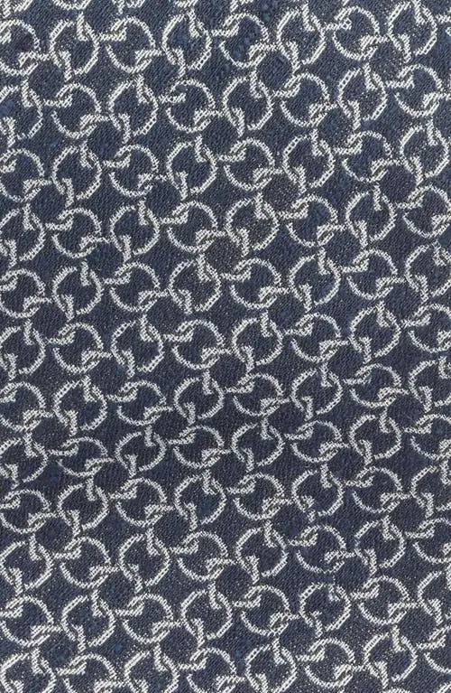 JACK VICTOR Meighen Link Pattern Silk Jacquard Tie
