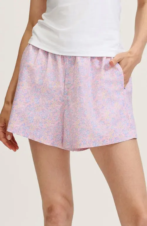 PETITE PLUME Cotton Pajama Shorts