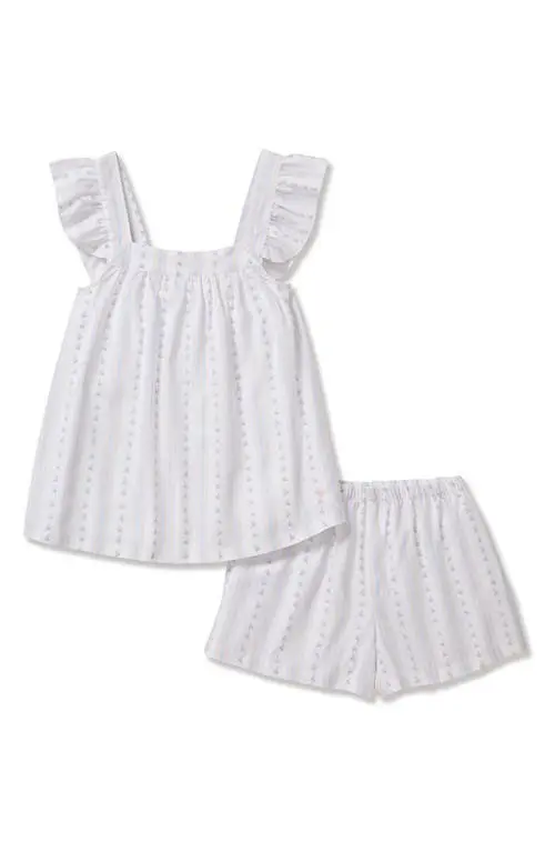 PETITE PLUME Clara Cotton Twill Short Pajamas