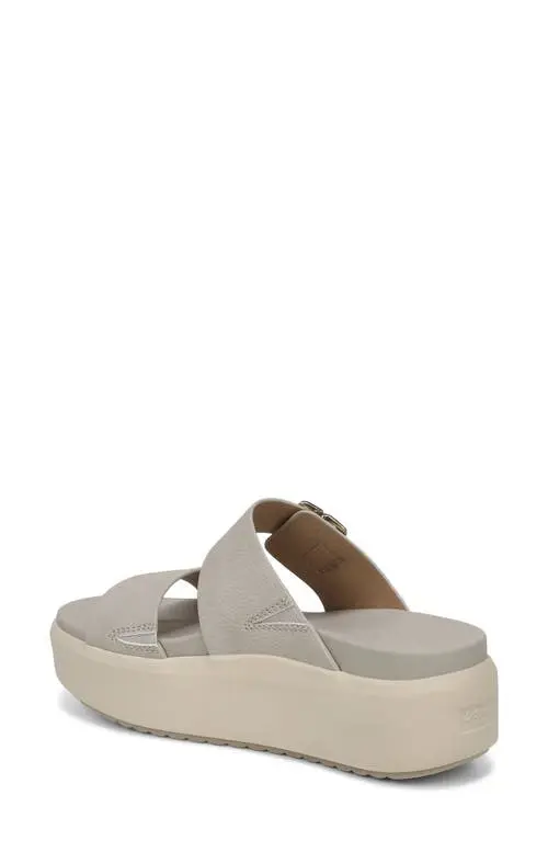 Dr. Scholl'S All Time Max Platform Wedge Slide Sandal - Oyster