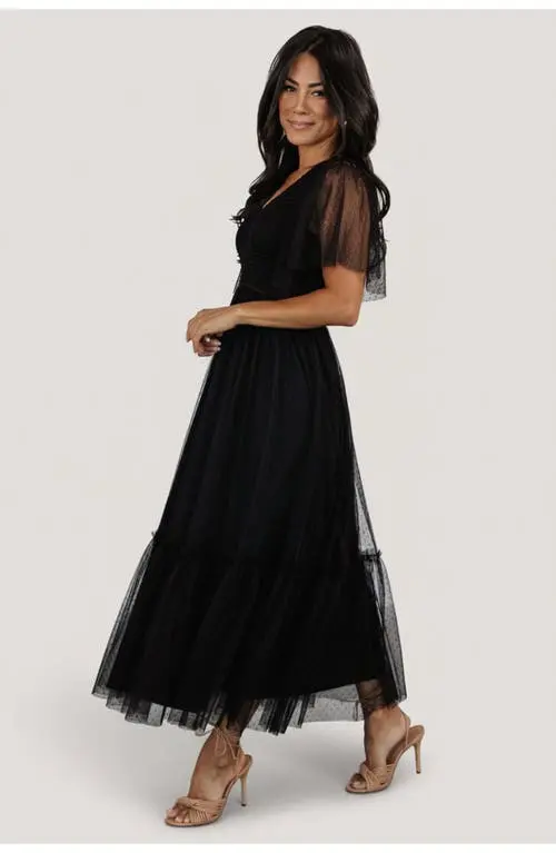 BALTIC BØRN Smocked Tulle Dress