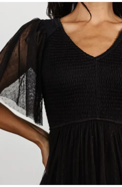 BALTIC BØRN Smocked Tulle Dress