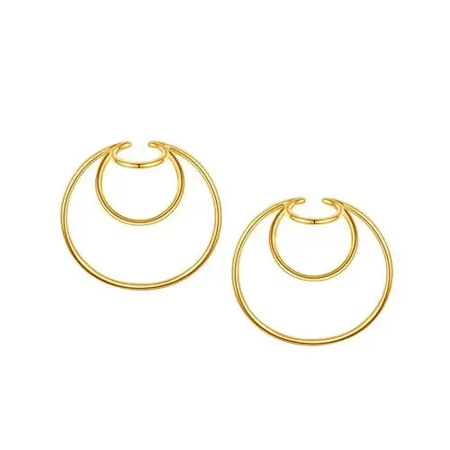 OUTOFOFFICE Modern Dome Ear Cuff - Gold