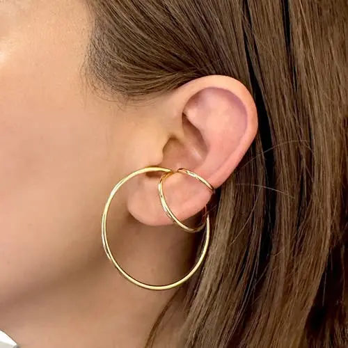 OUTOFOFFICE Modern Dome Ear Cuff