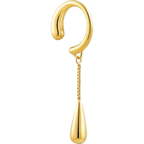OUTOFOFFICE Pearl Cross Charm Necklace - Gold